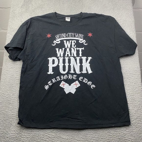 Shirts | We Want Cm Punk Second City Saint Wrestling Wwe Aew Black ...